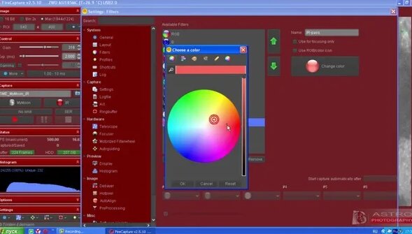 Съемка в программе FireCapture (Часть 1) - Видео от Самарская областная ...