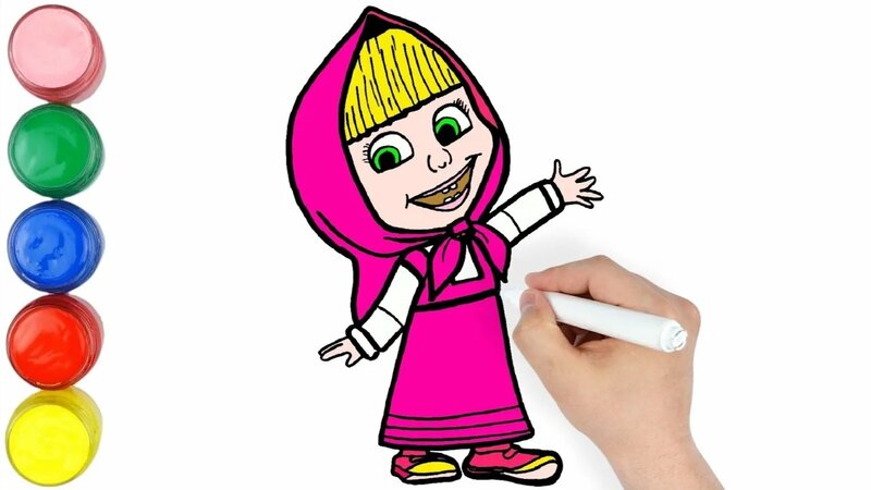 Maşa ile Koca Ayı Yeni Bölüm Çizim ve Boyama | Masha and the Bear New ...