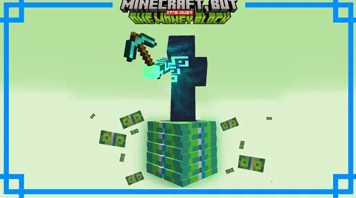 Minecraft lekin Biz Pul Blokidamiz O'zbekcha minecraft #kayzo # ...