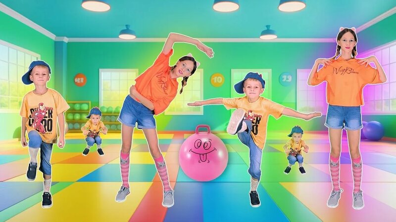 Warm Up Activity For Kids| Action Song for kids | Song for Circle Time ...