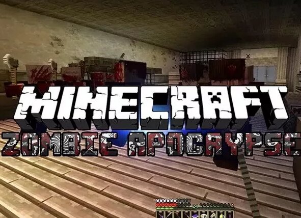 Minecraft: Zombie Apocalypse! - Adventure Map - Part 1 | Milyorlarca ...