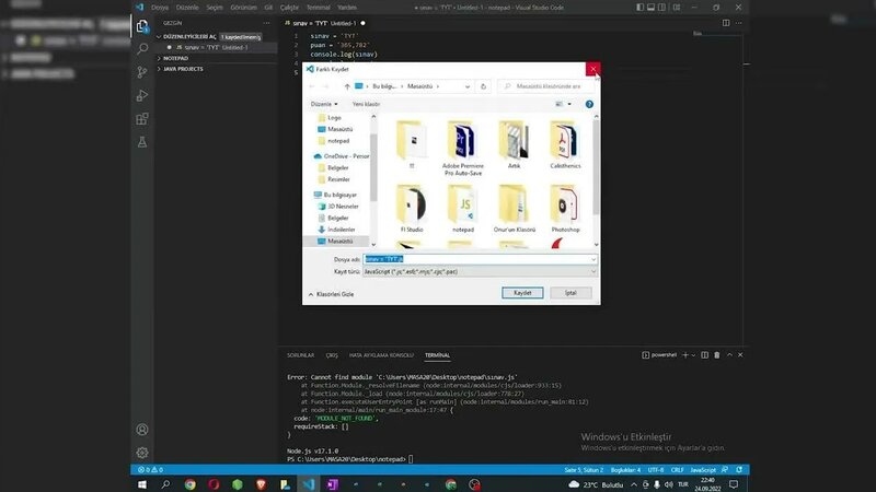 Visual Studio Code / Terminal Çalışmama Sorunu - Yandex Video aramada ...