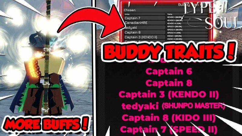 Type Soul *NEW* How To Get Buddy Traits Fast + All Buffs Full Showcase ...