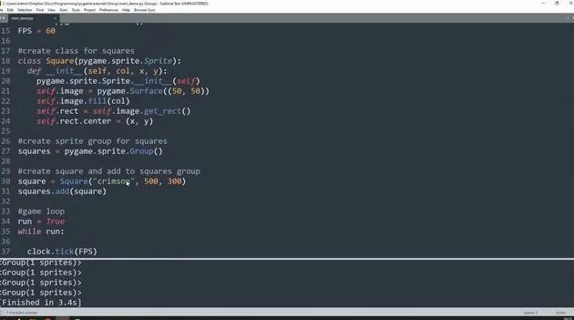 Pygame Sprites And Groups Explained! - Смотреть онлайн в поиске Яндекса ...