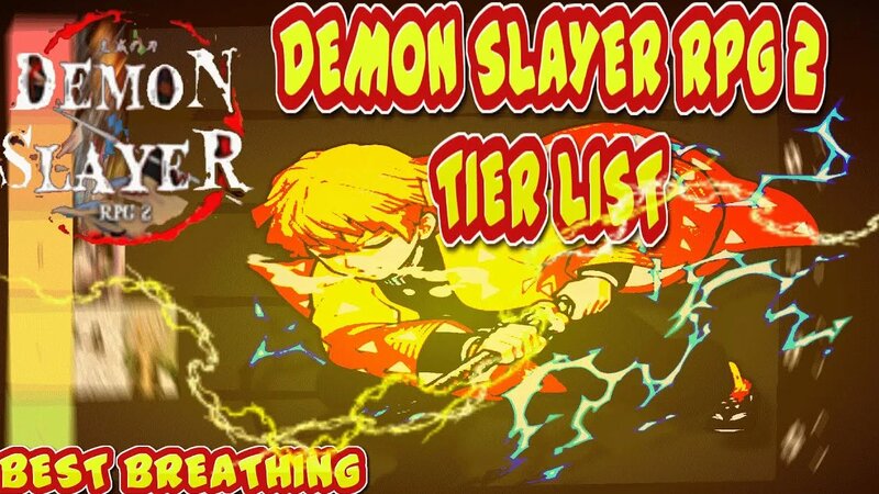 Best breathing in demon slayer RPG2 | demon slayer RPG 2 tier list ...