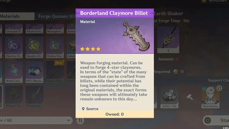 How to get BorderLand Billet Materials to Craft Natlan Free 4Star ...