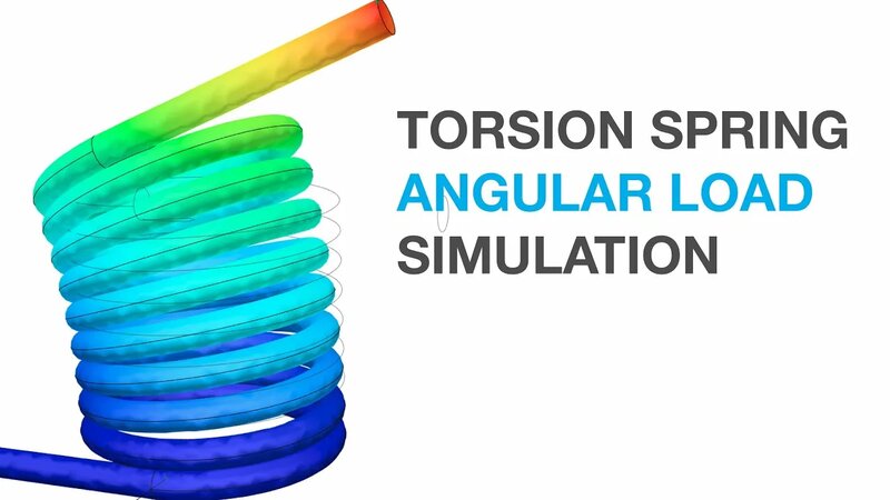 Spring Torsion Simulation in Fusion 360! Angular Global Load and ...