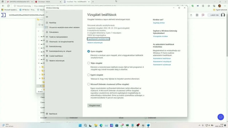 MediaTek Wi Fi 6 Mt7921 Wireless LAN Card 3.3.0.633