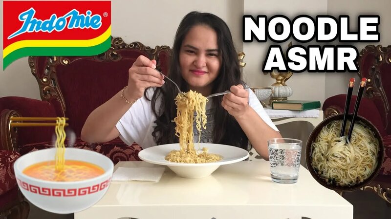 Noodle asmr | türkçe asmr | noodles asmr | eating sounds | indomie ...