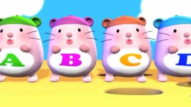 English Alphabet song with hamsters very funny and quick - Смотреть ...