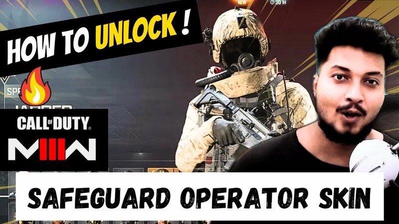How to unlock free Safeguard Operator skin in Warzone & mw3 || by ...