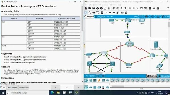 6.2.7 Packet Tracer - Investigate NAT Operation — Видео от Tech Acad ...