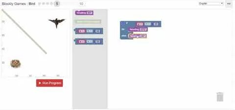 Blockly Games - bird - Level 5 - Смотреть онлайн в поиске Яндекса по Видео