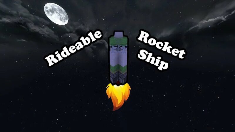 Rideable Working Rocket Ship!|Minecraft - Смотреть онлайн в поиске ...