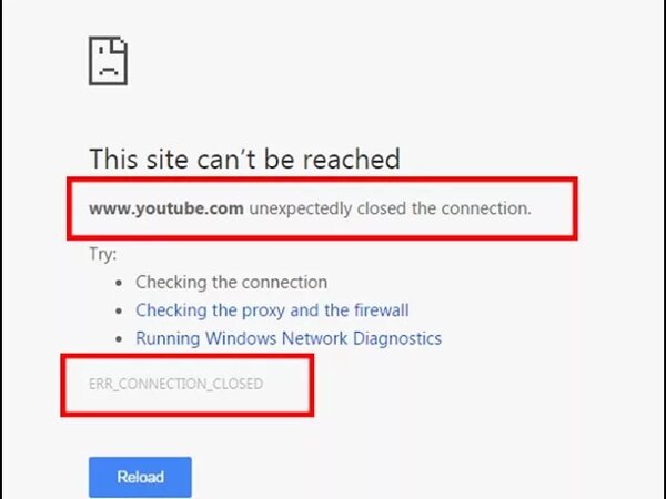 Fix ERR_Connection_Closed|unexpectedly closed the connection in Google ...