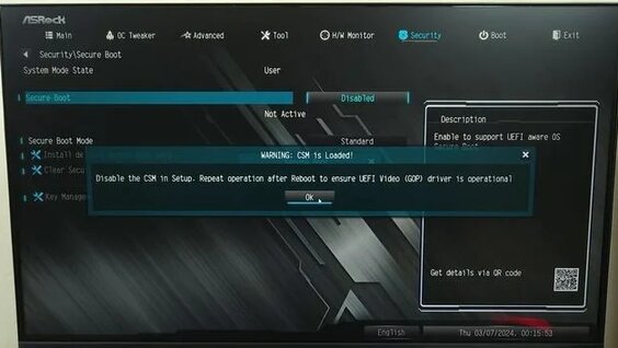 How to Enable or Disable Secure Boot in AsRock Motherboard - Смотреть ...