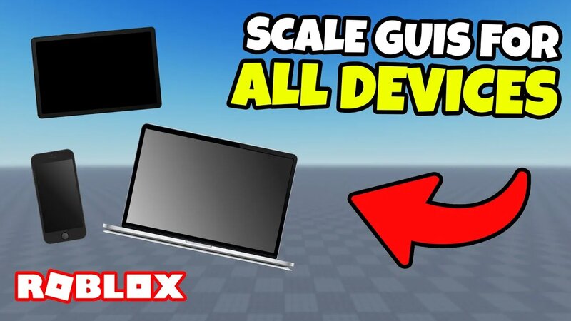 How to Scale GUIS FOR ALL Devices in Roblox Studio! [Working 2025 ...