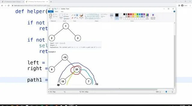 Binary Tree Maximum Path Sum - Leetcode 124 - Python - Смотреть онлайн ...