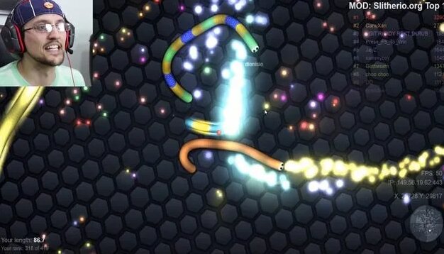 Slither.io #3: Epic RAGE Rages Epically w/ RED FACE Fgteev Duddy! #ZOOM ...