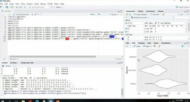 Data Visualization: Drawing Violin Plots in R Studio (Step-by-Step ...