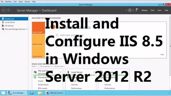 How to Install Web Service IIS 8.5 on Windows Server 2012 R2 - EroFound