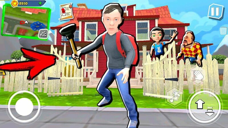 Сосед стал Скулбой Привет Сосед! Новые Тайны в Dark Riddle - Смотреть ...