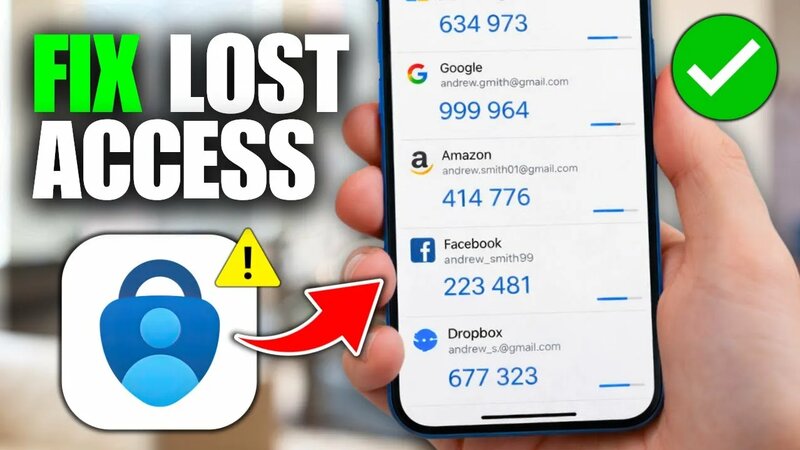 How To Recover Lost Access To Microsoft Authenticator App - Смотреть ...