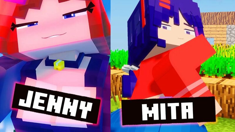 Mita (Miside) – Jenny Skin Update in Minecraft Jenny Mod - Yandex Video ...