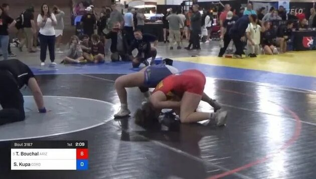 152 Lbs Quarters - Trinity Bouchal, Arizona Girls Wrestling Vs Samira ...