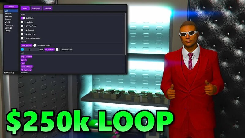 Latest* YIM MENU + $250K Money LOOP Tutorial - GTA 5 MOD MENU (Enhanced ...