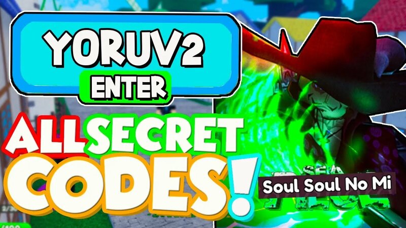 ALL NEW *Secret* YORU V2 Update Codes In SEA Piece Codes | Roblox SEA ...