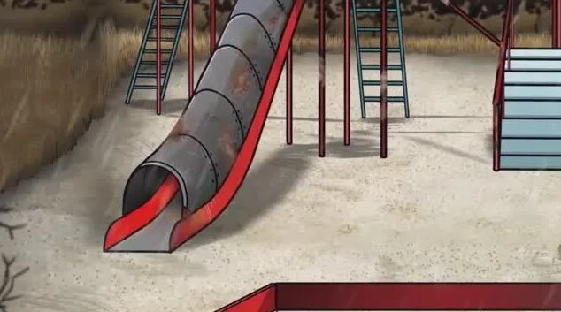 [ Детектив Войд ] SCP - 1562 Горка с туннелем ( Анимация SCP ...