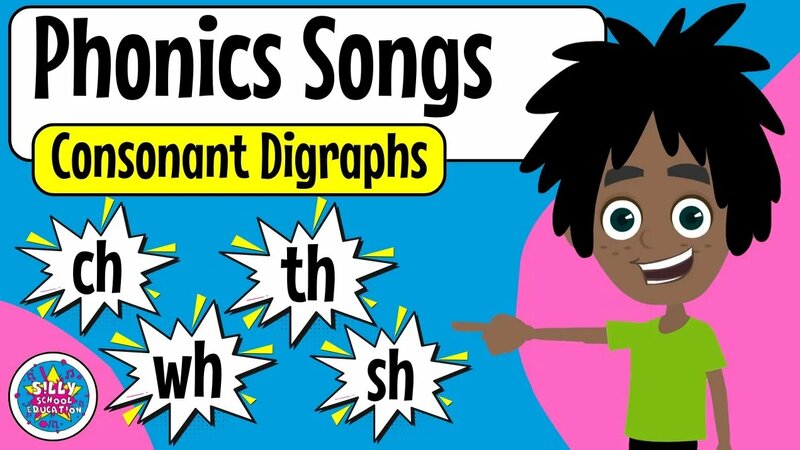 Learn ch, sh, th & wh Digraphs | Phonics Song Compilation for Kids ...