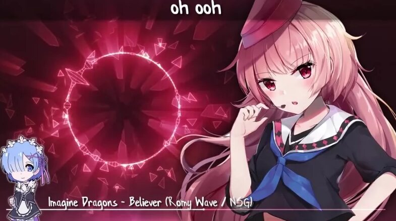 Nightcore - Believer - (Lyrics).mp4 - Смотреть онлайн в поиске Яндекса ...