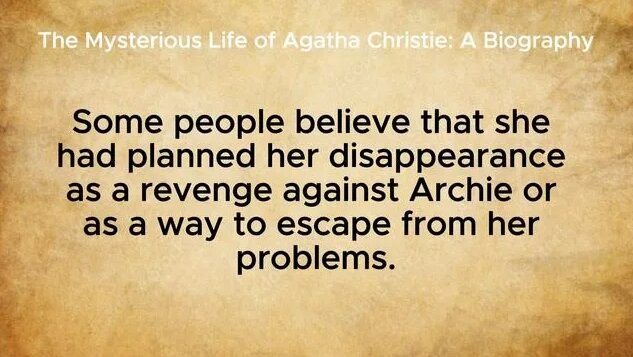 Learn English with Story | The Mysterious Life of Agatha Christie: A ...