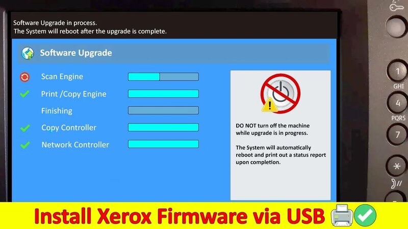 How to Install Firmware on Xerox WorkCentre 7525–7556 / 7830–7835 via ...