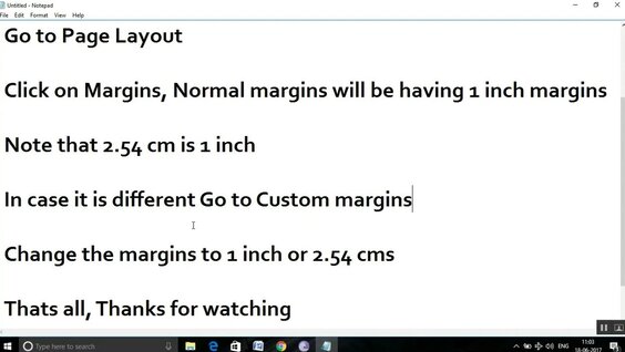 How to Set 1 inch Margins in Microsoft Word? - EroFound