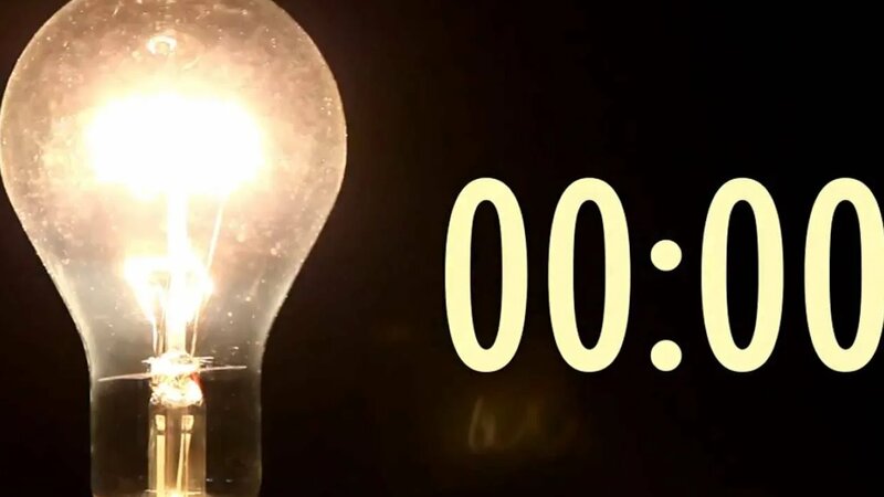 1 Minute Countdown Timer ⱱ Flickering Electric Bulb - Смотреть онлайн в ...