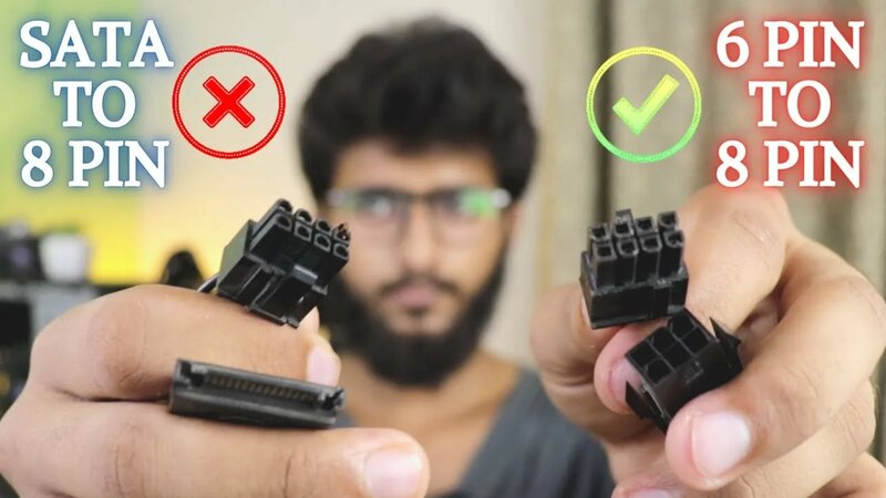How to Fix PC Display Off While Gaming: SATA to 8 PIN vs 6 PIN to 8 PIN ...