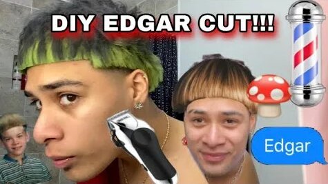 How to do Edgar haircut / bowl cut DIY| the cheap way - Смотреть онлайн ...