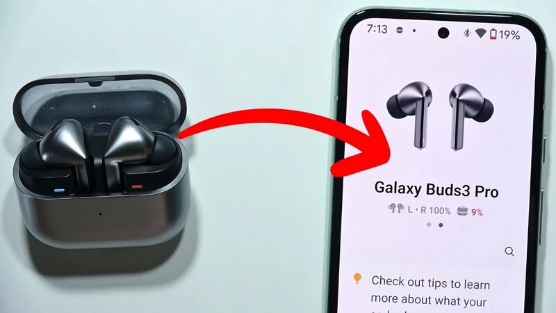 Samsung Galaxy Buds 3 Pro: Pair to Samsung Phone (Set Up Tutorial ...