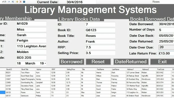How to Create Library Management Systems with database in C# - Full ...