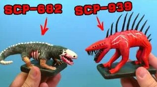 Лепим SCP-939 СО Множеством Голосов и SCP-682 Неуязвимая Рептилия из ...