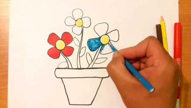 Расм чизиш//Rasm Chizish Gul rasmini chizamiz - Смотреть онлайн в ...