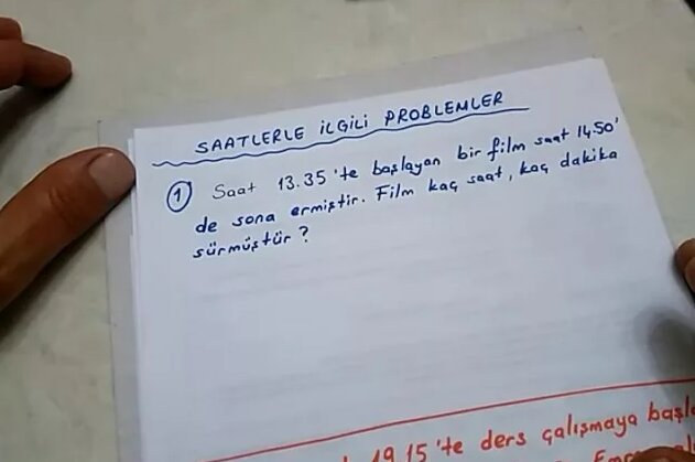Saatlerle ilgili problemler 3.sınıf (1.video) #Bulbulogretmen #matematik #saat #3sınıf
