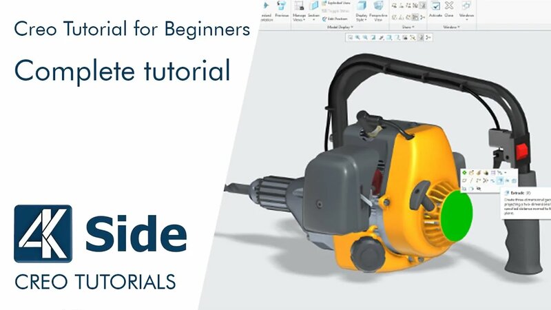Creo Tutorial for Beginners | Complete tutorial | Creo Basics modeling ...