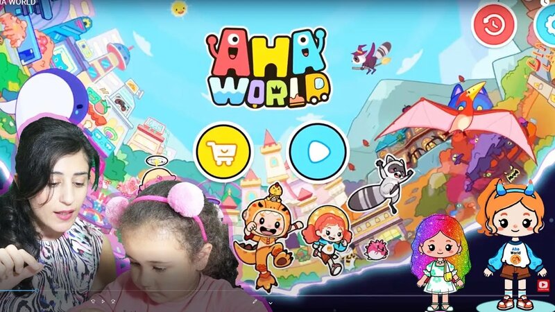 Aha World Oyunu Oynadık Yeni Evler Yeni Karakterler Yeni Ev Turu Eşya ...