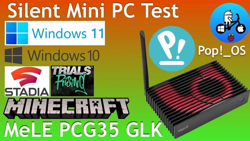 Silent Mini PC Test. MeLe Pcg35 GLK.