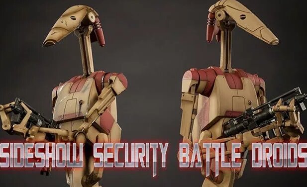 Обзор на фигурки sideshow security battle droids - Смотреть онлайн в ...