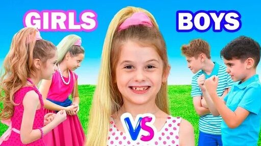 Girls vs Boys Challenge and other stories for kids - Yandex Video ...